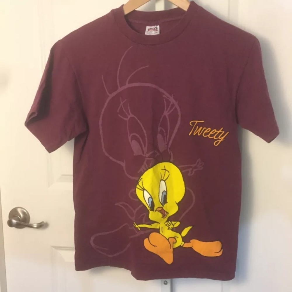 Vtg Looney Tunes Tweety Single Stitch Tshirt M - Gem